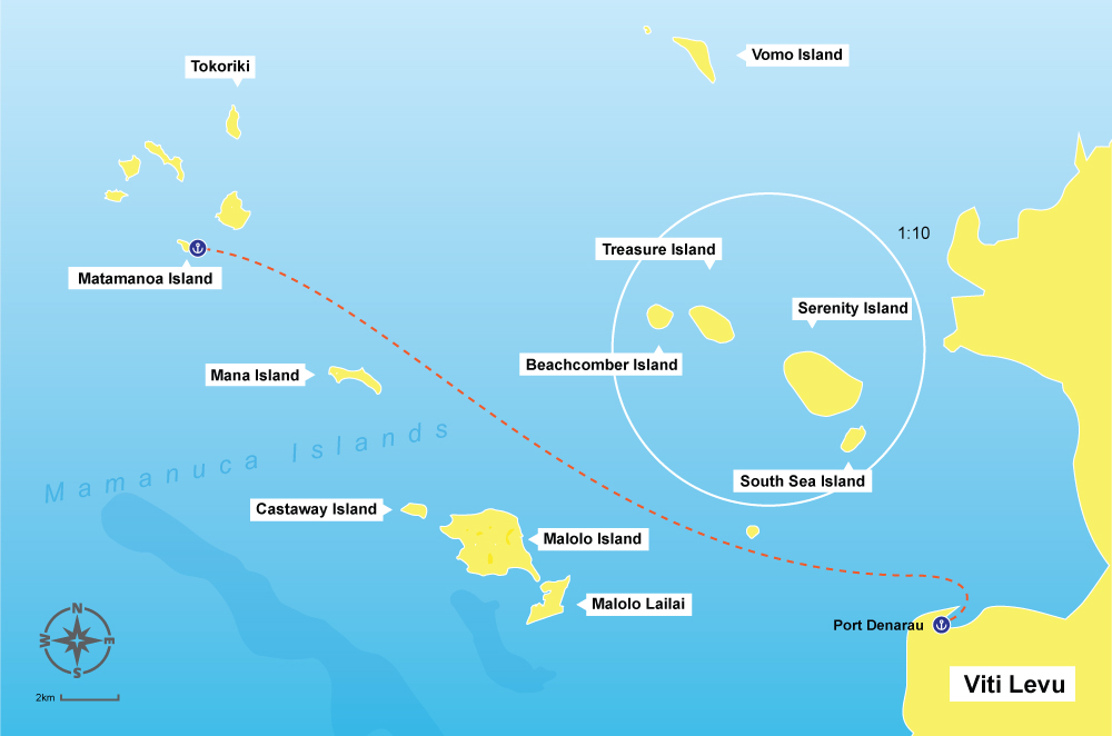 Fiji Island Hopping between Yasawa and Mamanuca