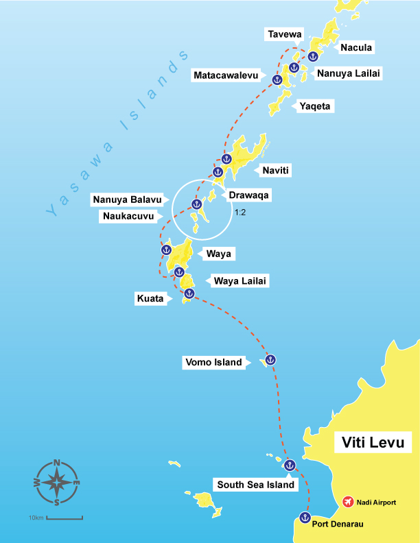 Yasawa Flyer | Ferry service between Port Denarau and Yasawa islands